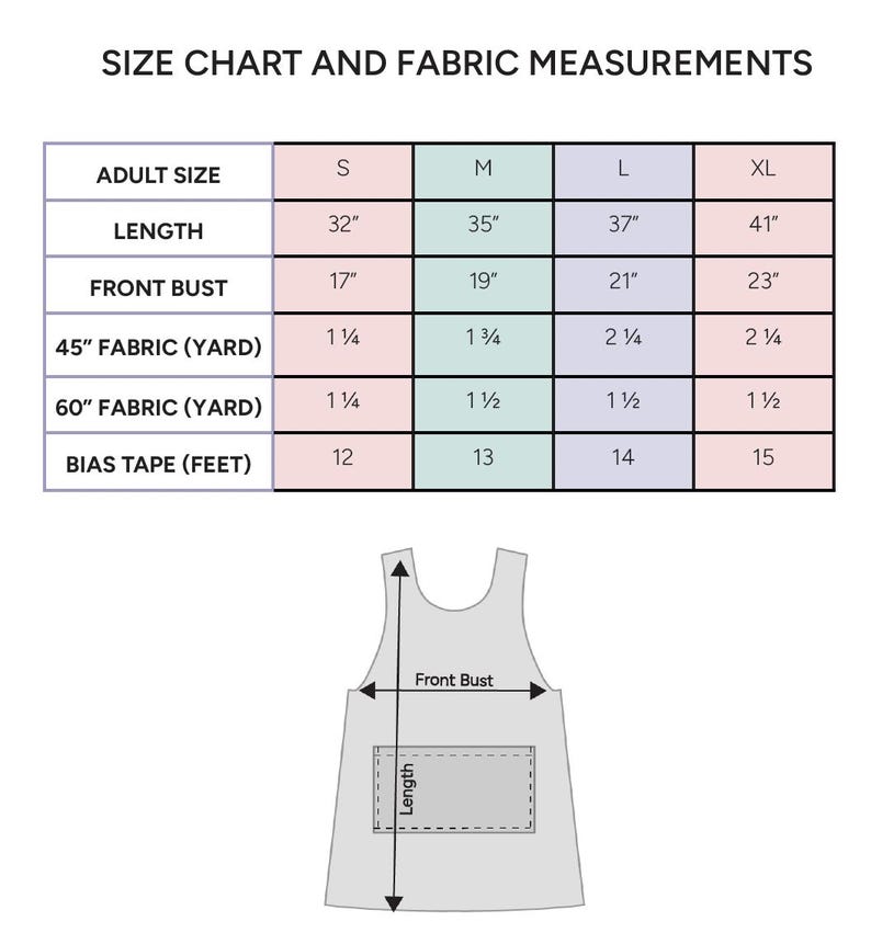 Adults Cross Back Apron Sewing Pattern: Beginner-friendly DIY Project ...