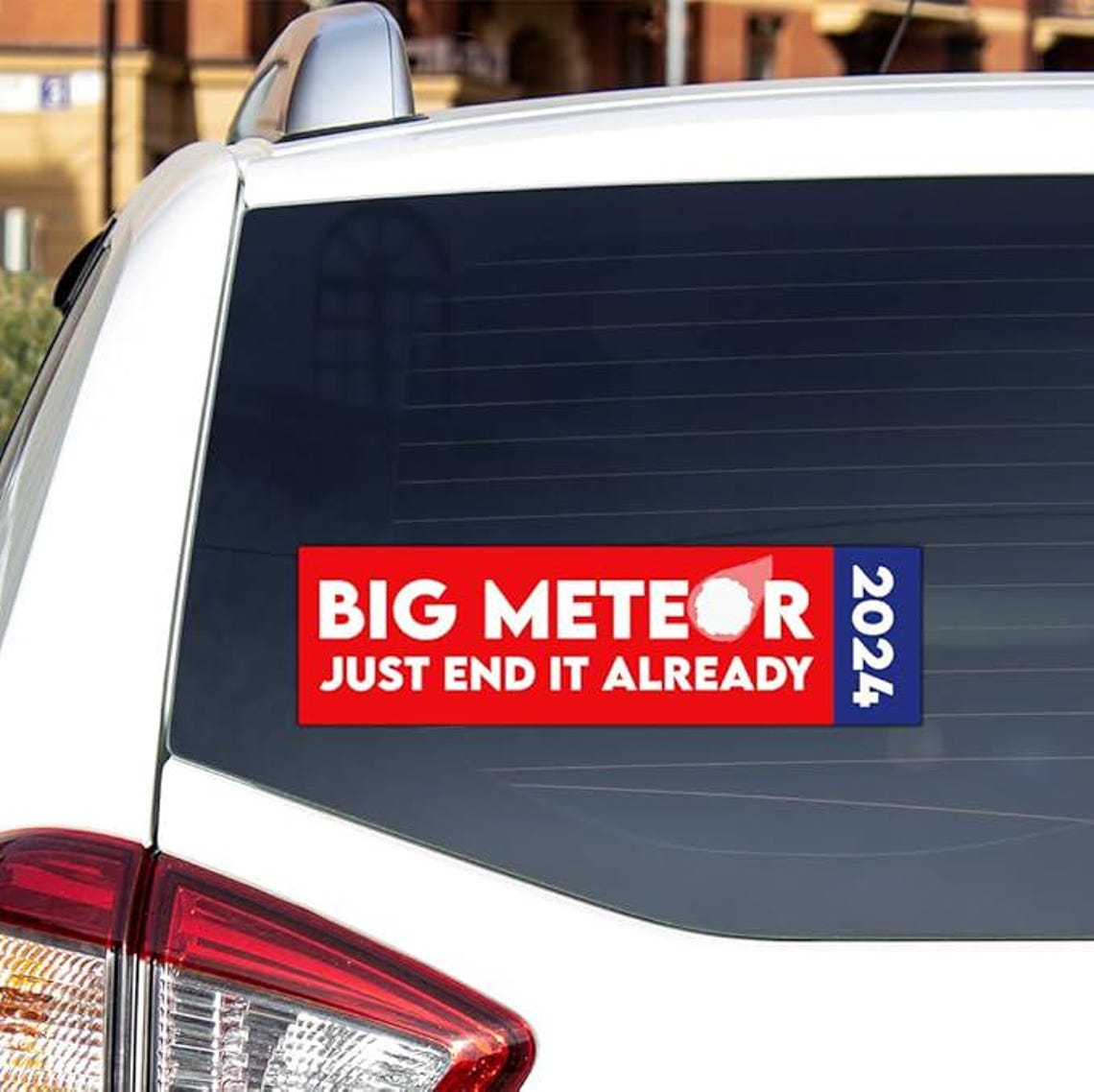 Big Meteor 2024 President Bumper Sticker, Kamala Harris Walz Walzt 2024 ...