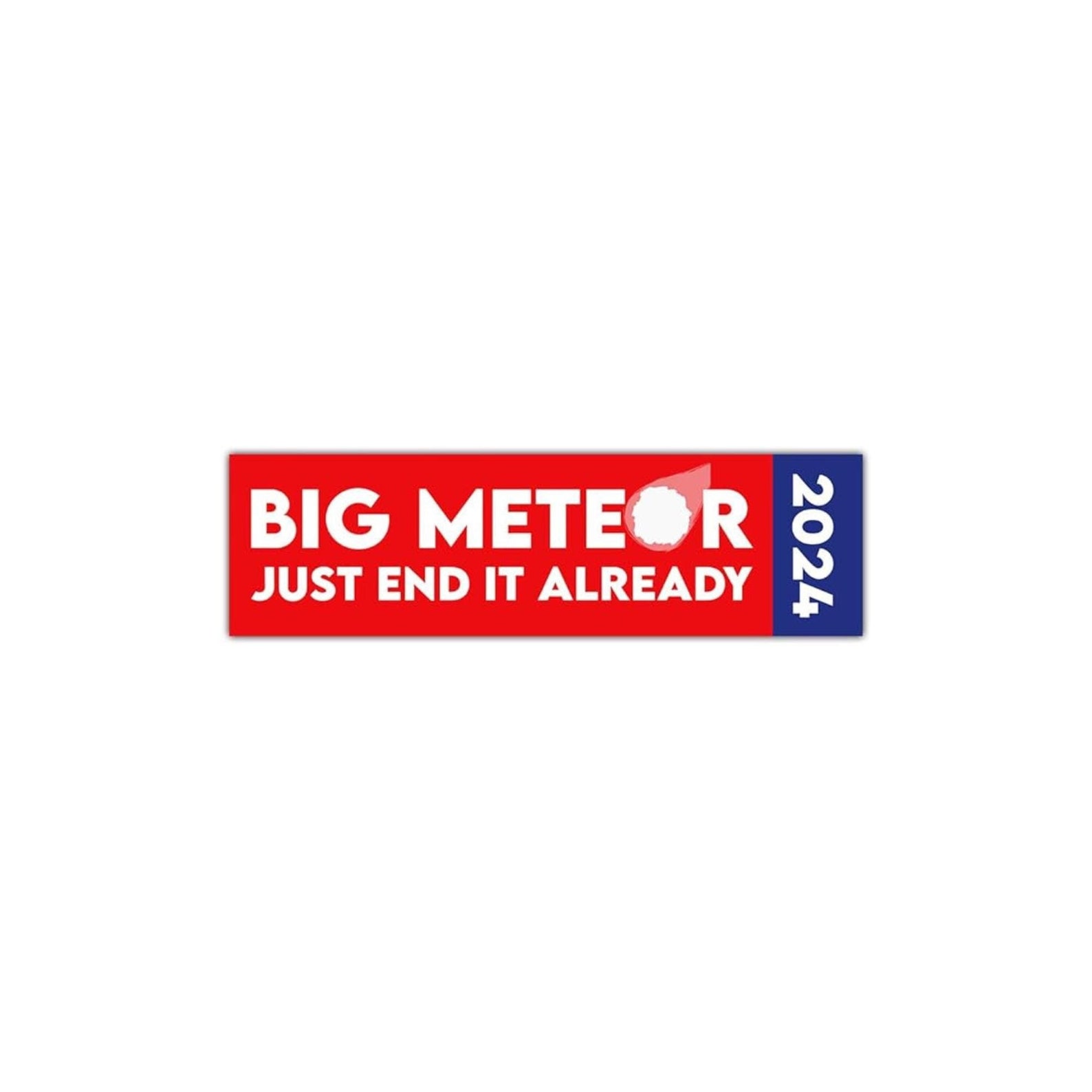 Big Meteor 2024 President Bumper Sticker, Kamala Harris Walz Walzt 2024 ...