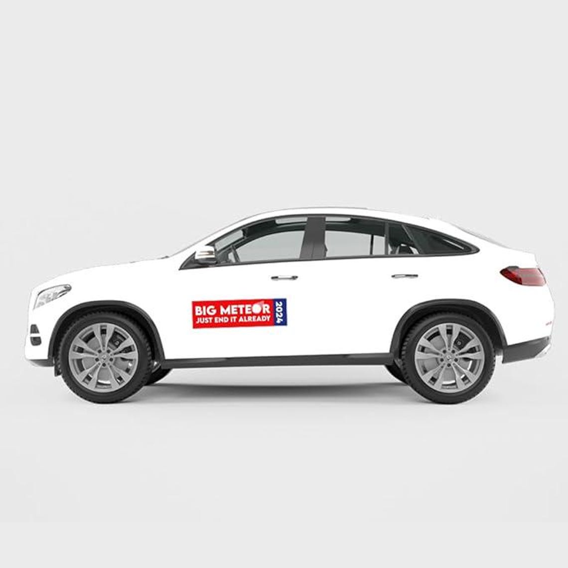 Big Meteor 2024 President Bumper Sticker, Kamala Harris Walz Walzt 2024 ...