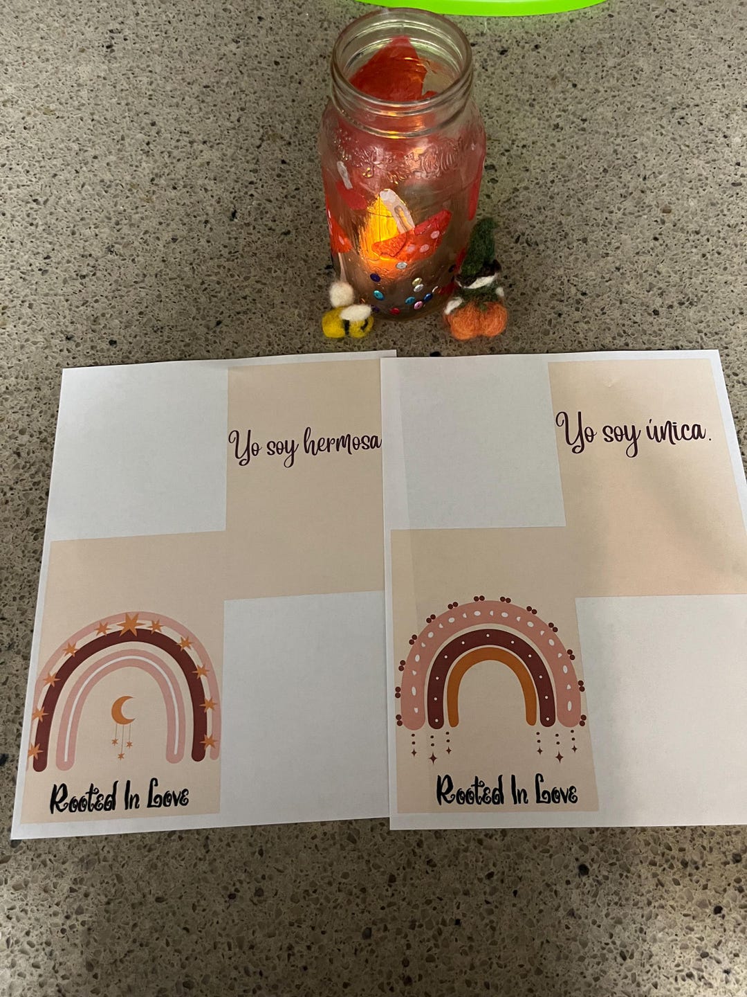 My Affirmation Cards in Spanish, Mis Tarjetas De Afirmación - Etsy