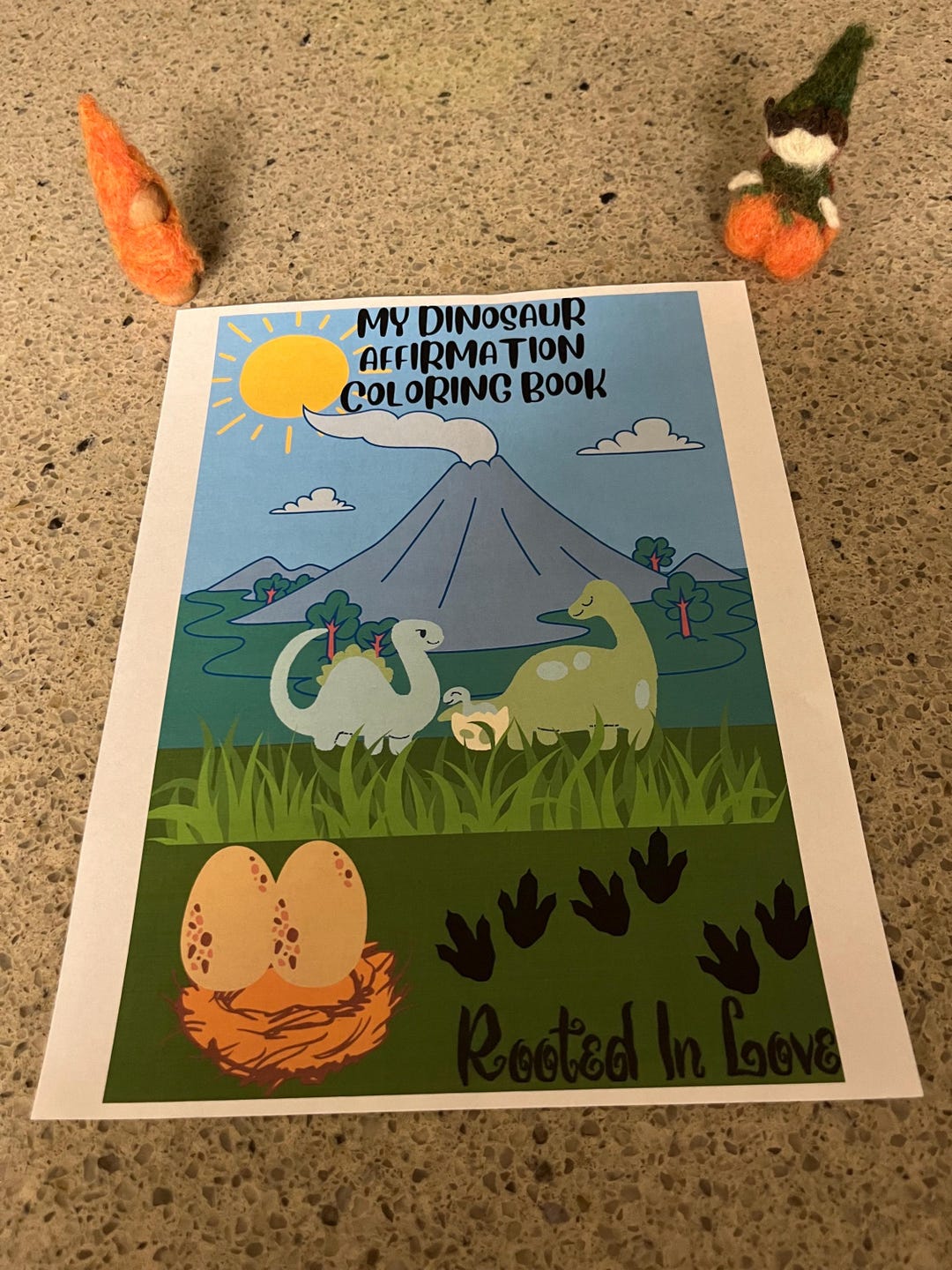 My Dinosaur Affirmation Coloring Book - Etsy