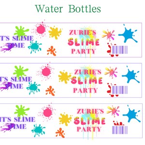 It's Slime Time! Digital Editable Slime Party Bundle - Etsy