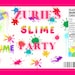 It's Slime Time! Digital Editable Slime Party Bundle - Etsy