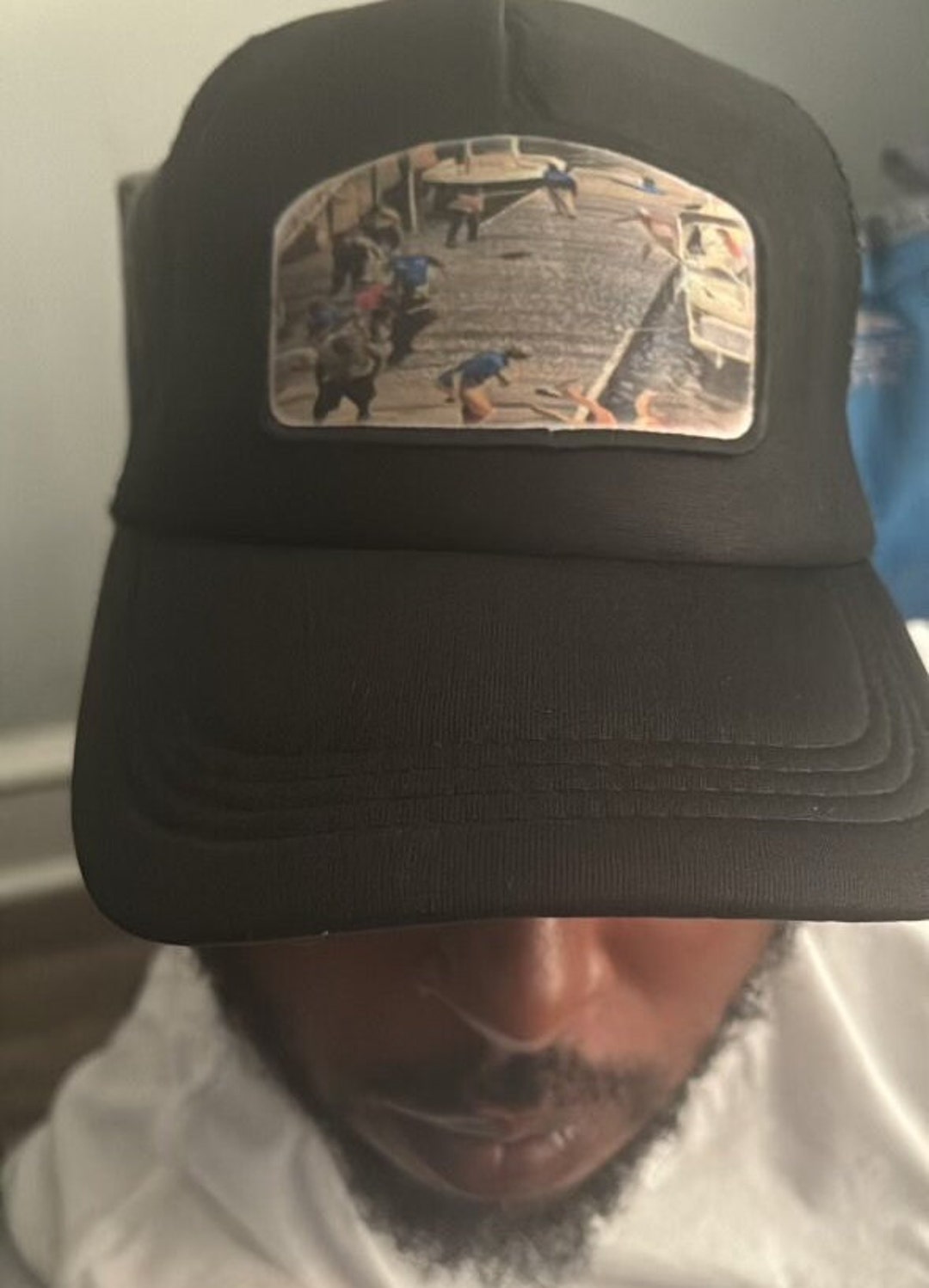 Fade in the Water Trucker Hat Patch Hat - Etsy