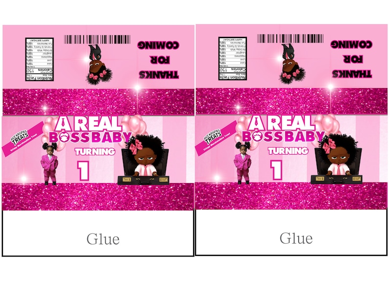 A Real Boss Baby Girl Party Favor Bundle - Etsy