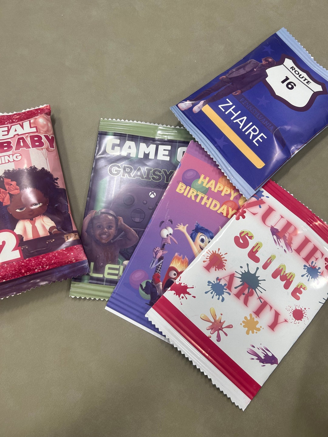 Custom Chip Bags - Etsy