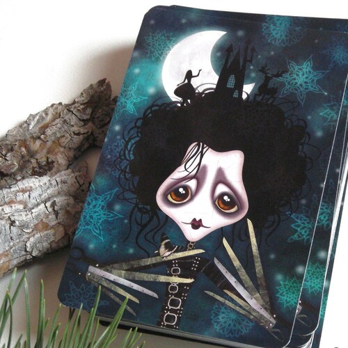 Wednesday Addams Limited Edition Postcard Postcrossing Snail | Etsy