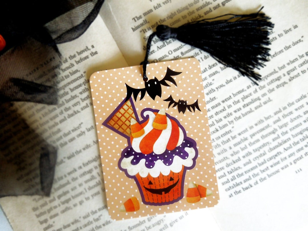 Marcapaginas Halloween Tarjeta para Regalo de Halloween - Etsy España