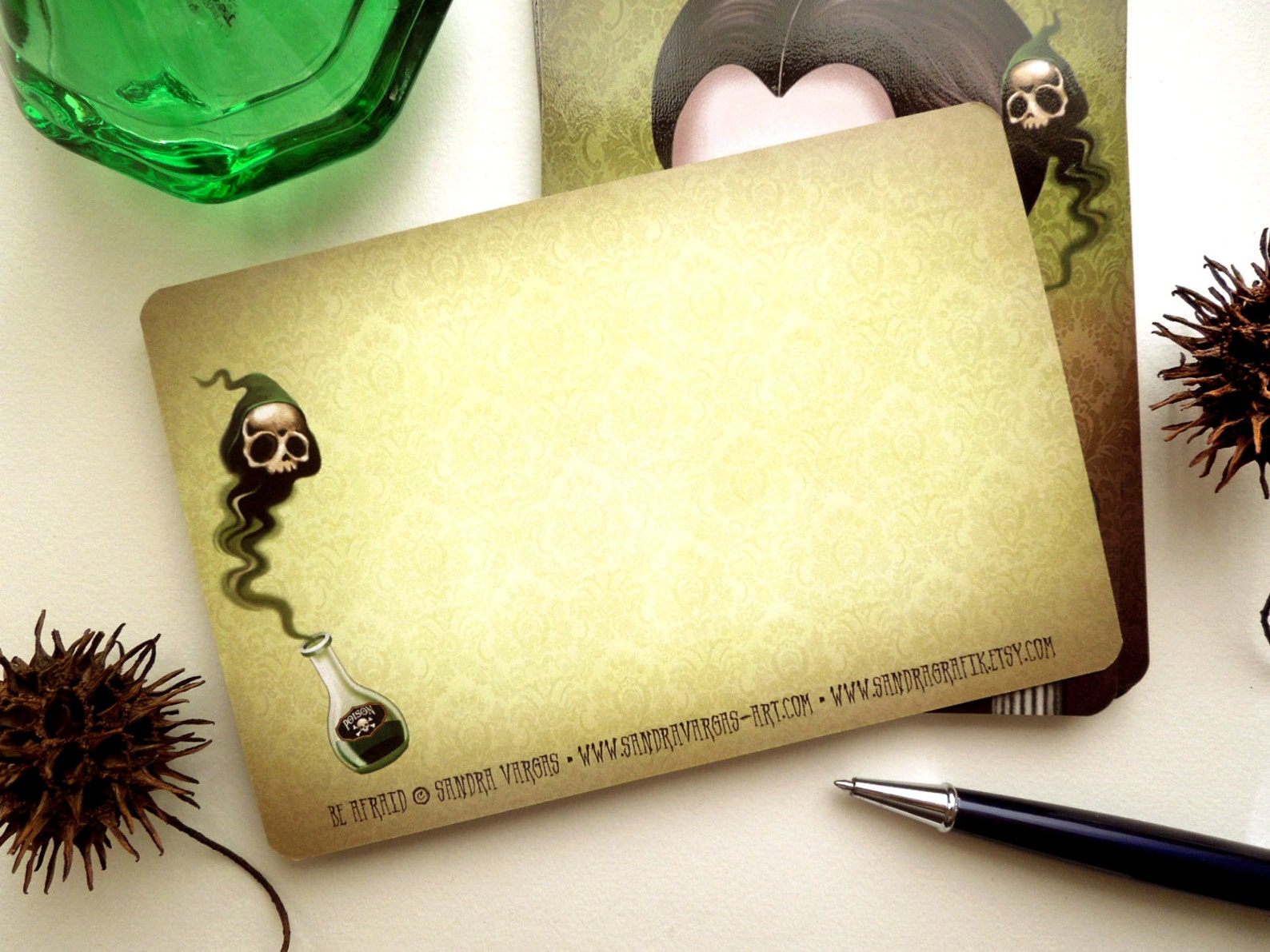 Wednesday Addams Limited Edition Postcard Postcrossing Snail | Etsy