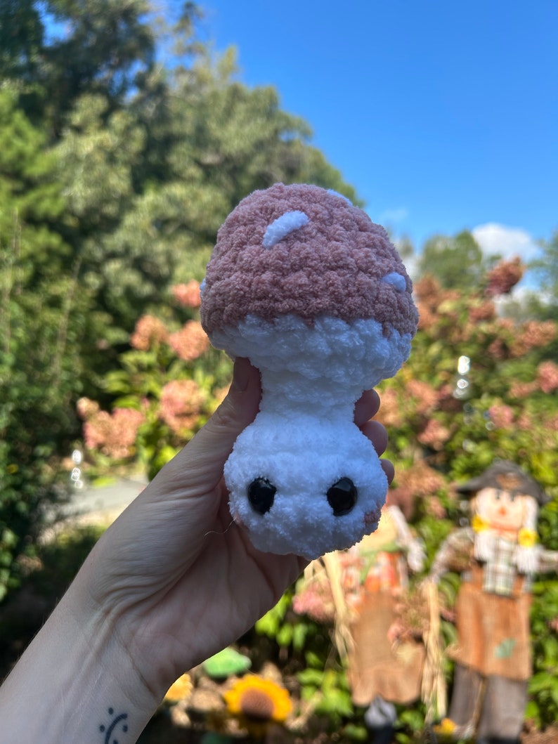 Mushroom Pop-it Crochet Plush Amigurumi Fidget Toy - Etsy