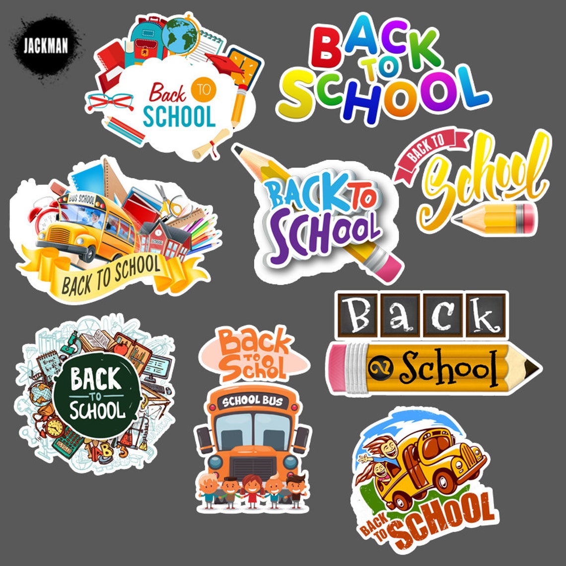 Back to School Student Pupil Learning Education, Digital Sticker ...