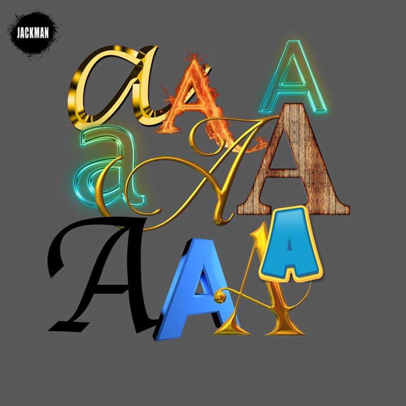 Letter A Calligraphy Illustration, Clipart, Sticker Template (digital ...