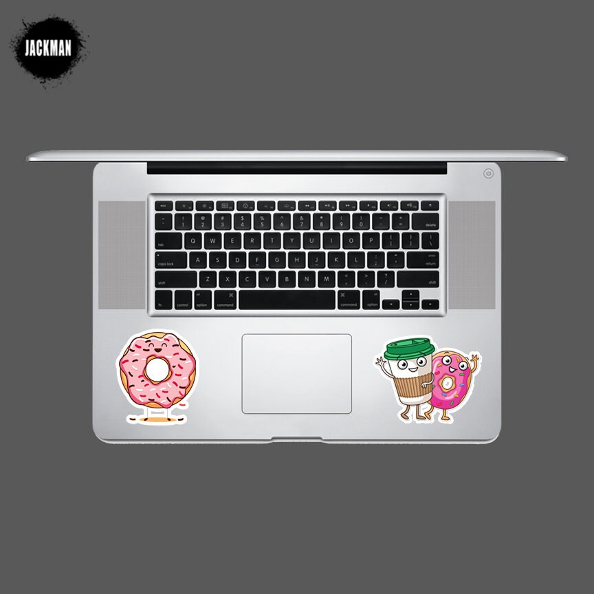 Donuts Cute Sticker Template, Digital Print, Printable, Svg, Png, Psd ...