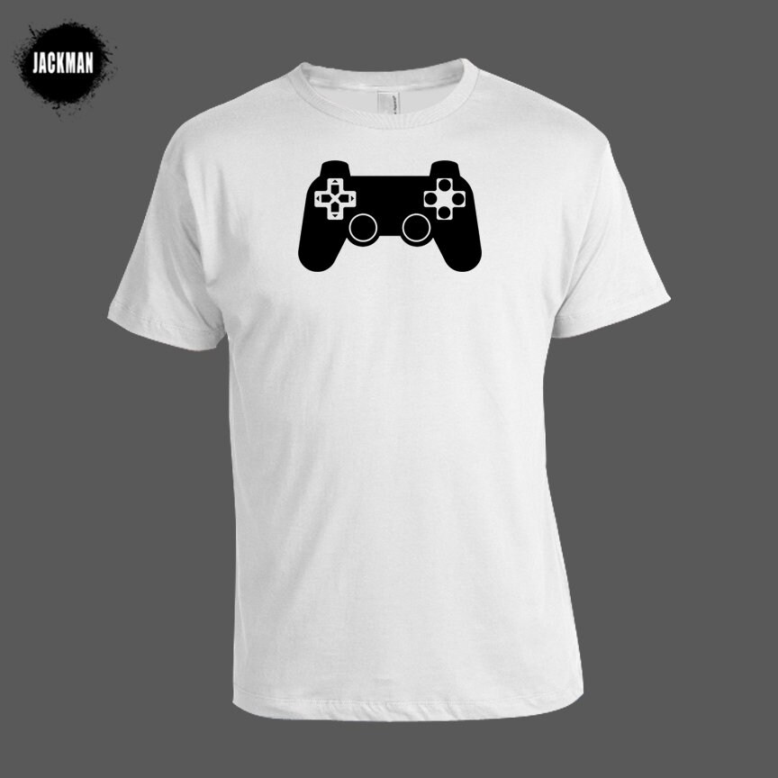 Gamer Gaming Illustration Outline, Digital Sticker Template, Digital ...