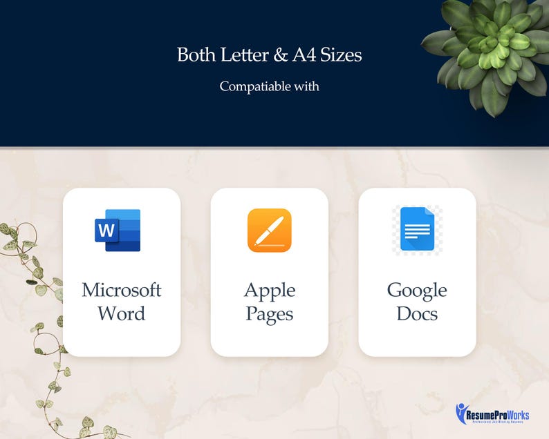 Traditional Cover Letter Template, Editable Example, Includes Tracker ...