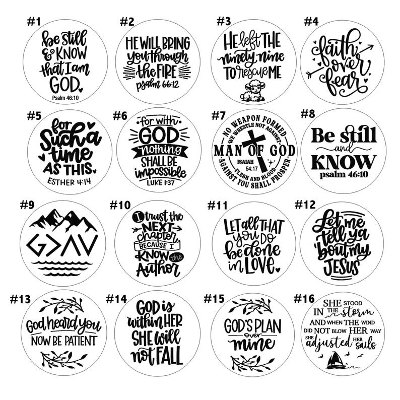 Christian Tokens - Bible Verses - Single or Bulk - Encouragement ...