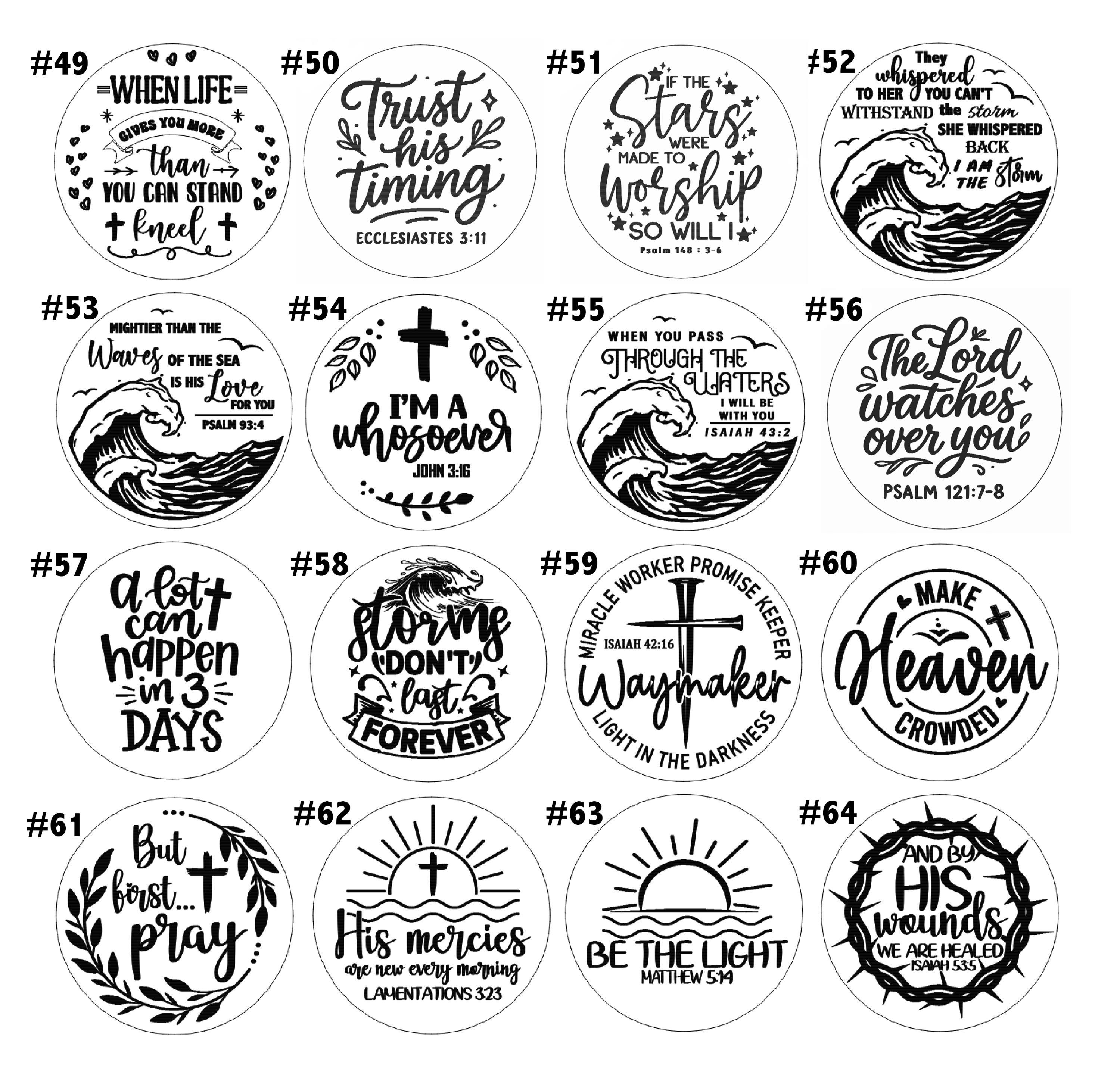 Christian Tokens - Bible Verses - Single or Bulk - Encouragement ...