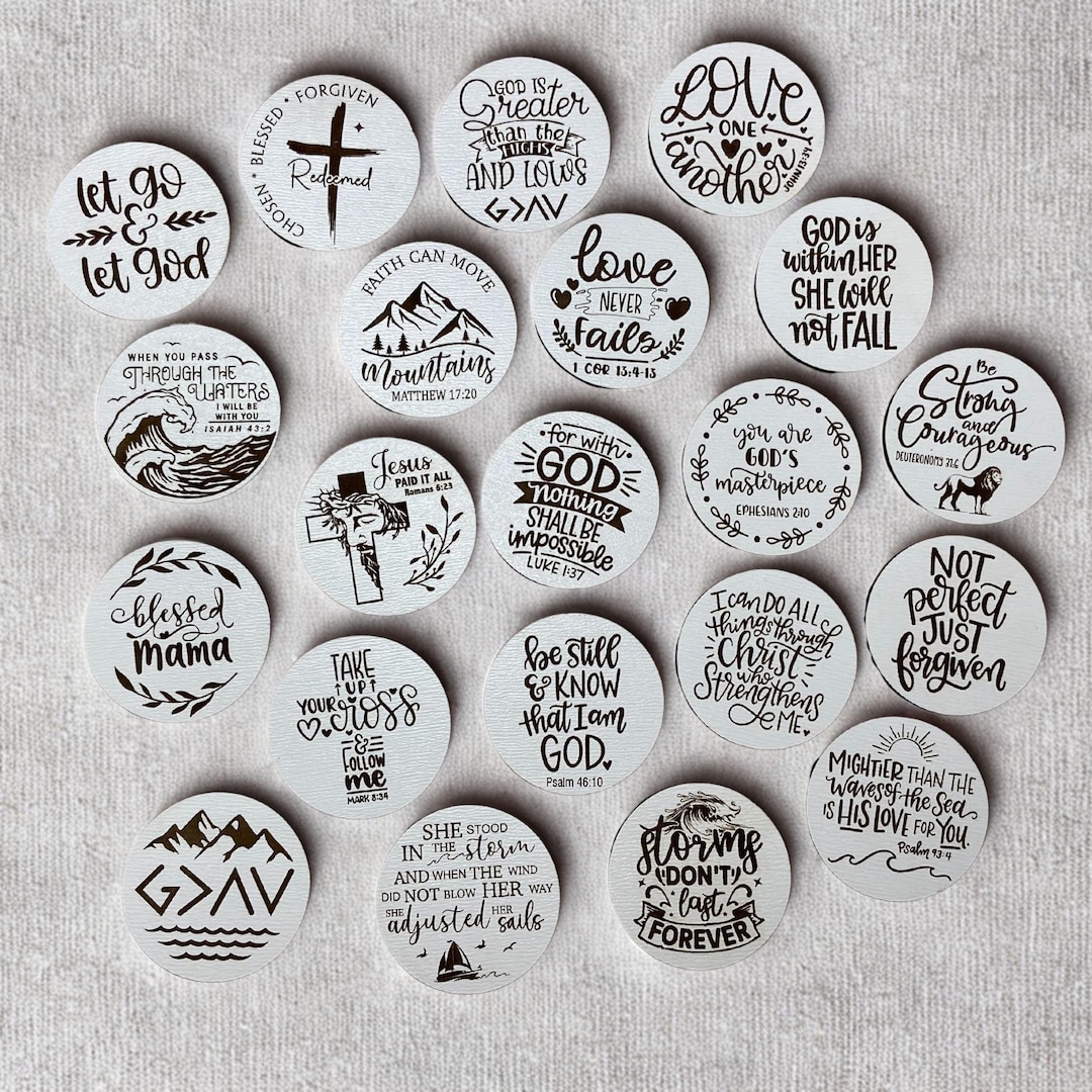 Christian Magnets - Bible Verses - Single or Bulk - Etsy