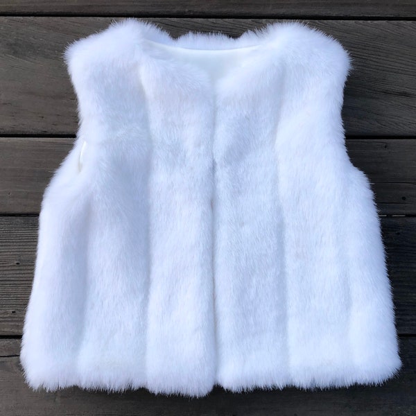 White Fur Dress - Etsy