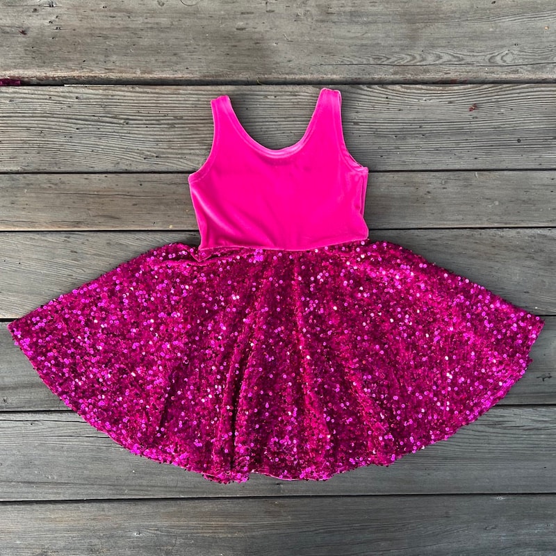 Pink Sparkly Dress Adult - Etsy
