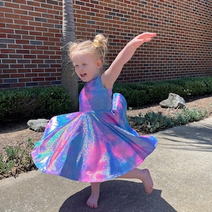 Girls Swift Sparkly Twirly Dress, Birthday Gift, Gift for Girls, Spin ...