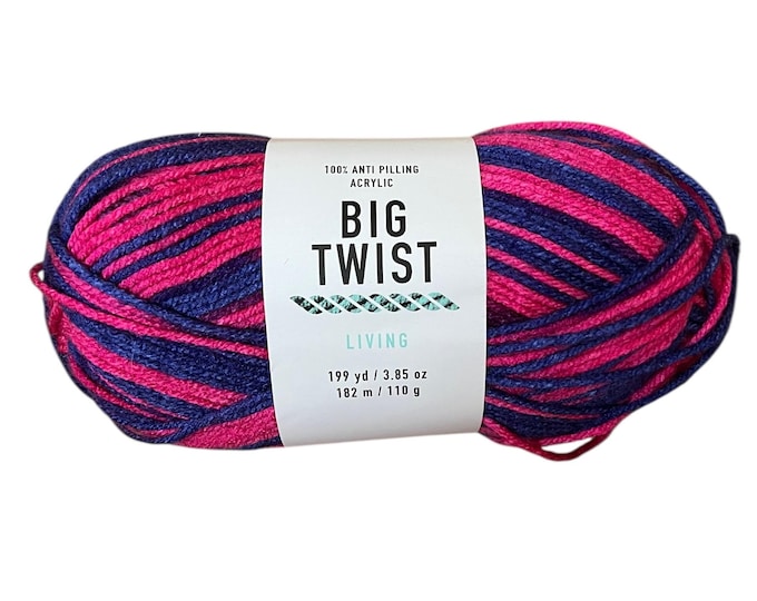 Big Twist Living Yarn Multi Colored Rainbow Yarn for Kids Crafts ...
