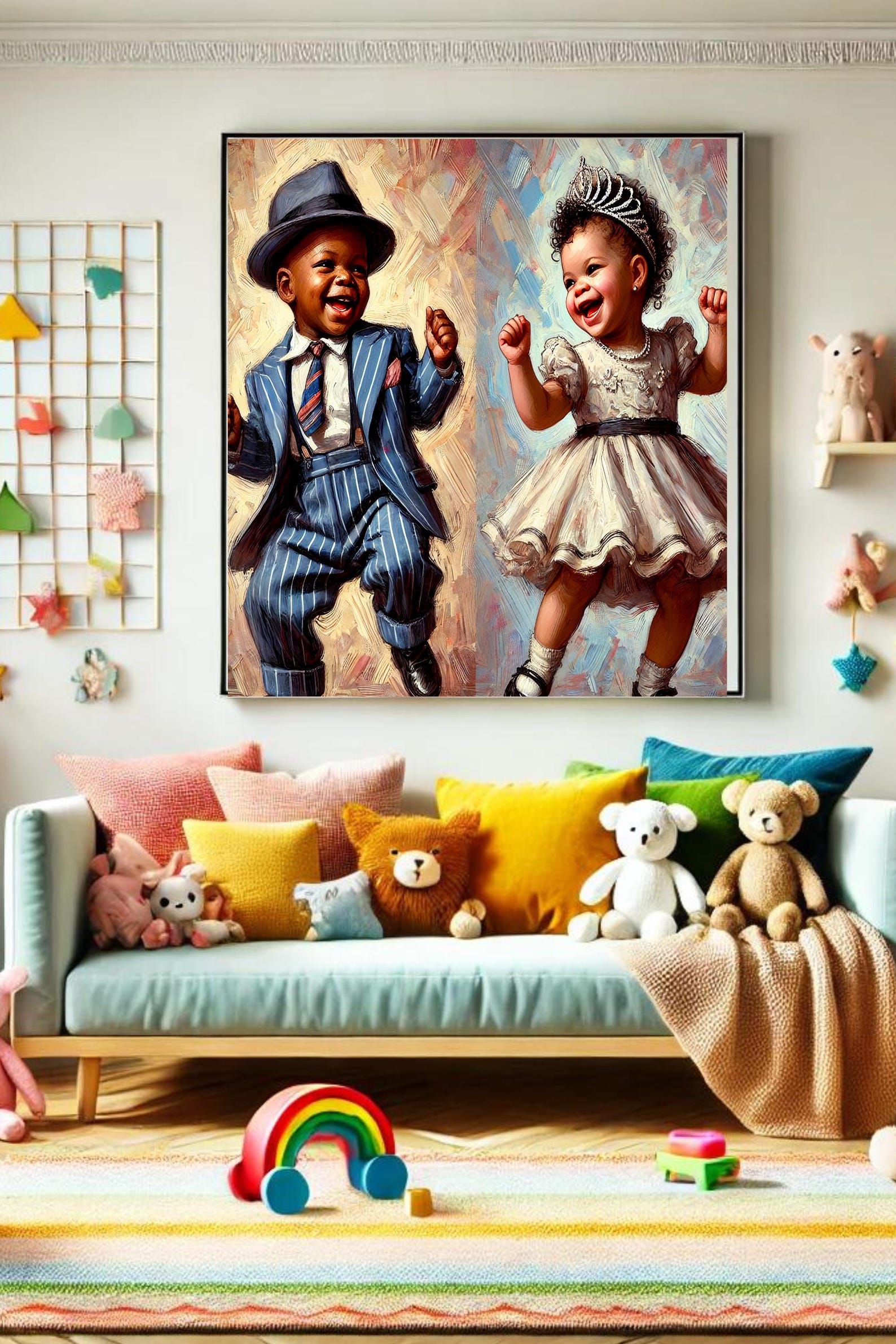 Piano Baby Art Print: Bebop Series, Musical Joy (digital Art) - Etsy