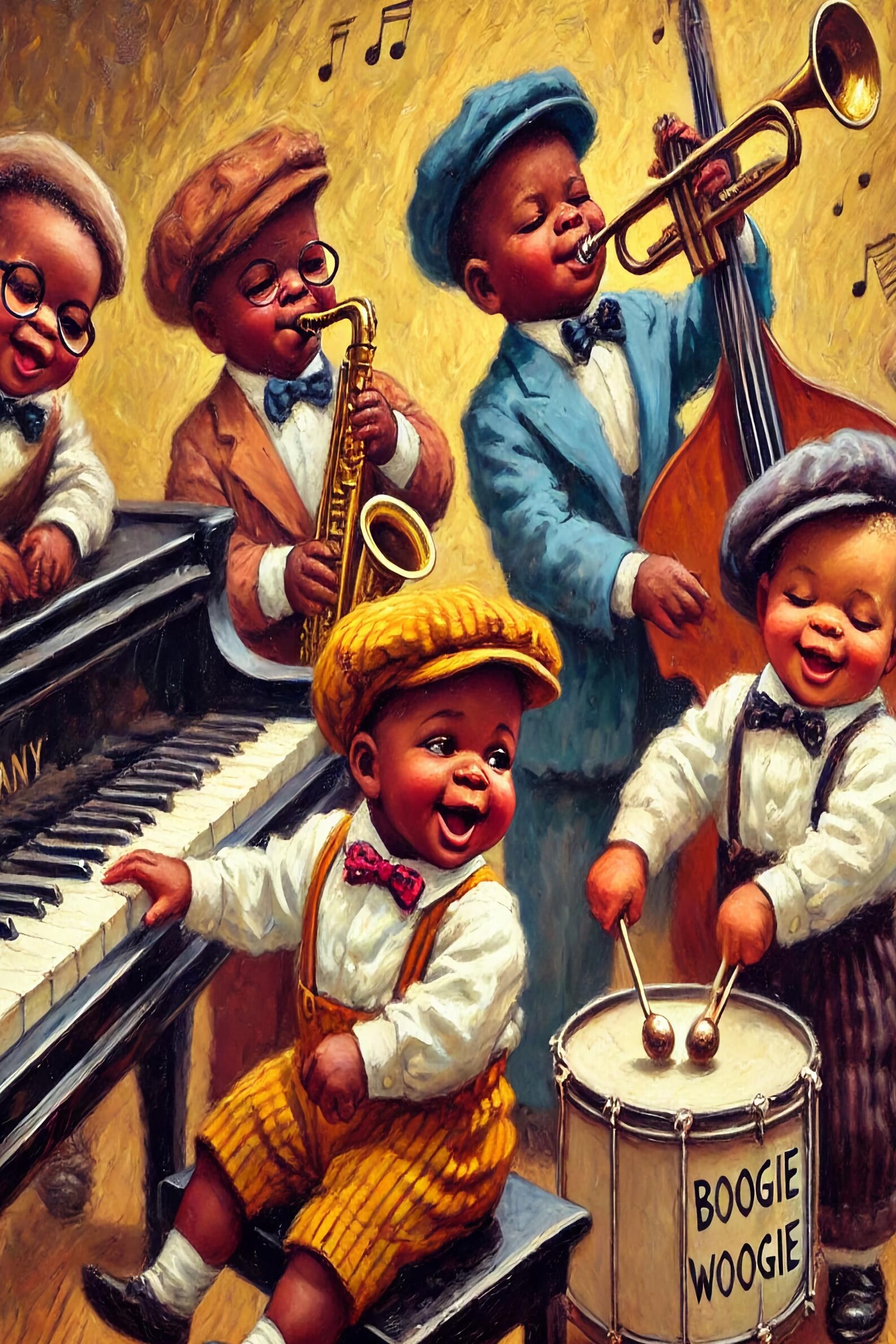 Bebop Babies Jam: Third in the Series, Baby Band in Bebop Attire ...