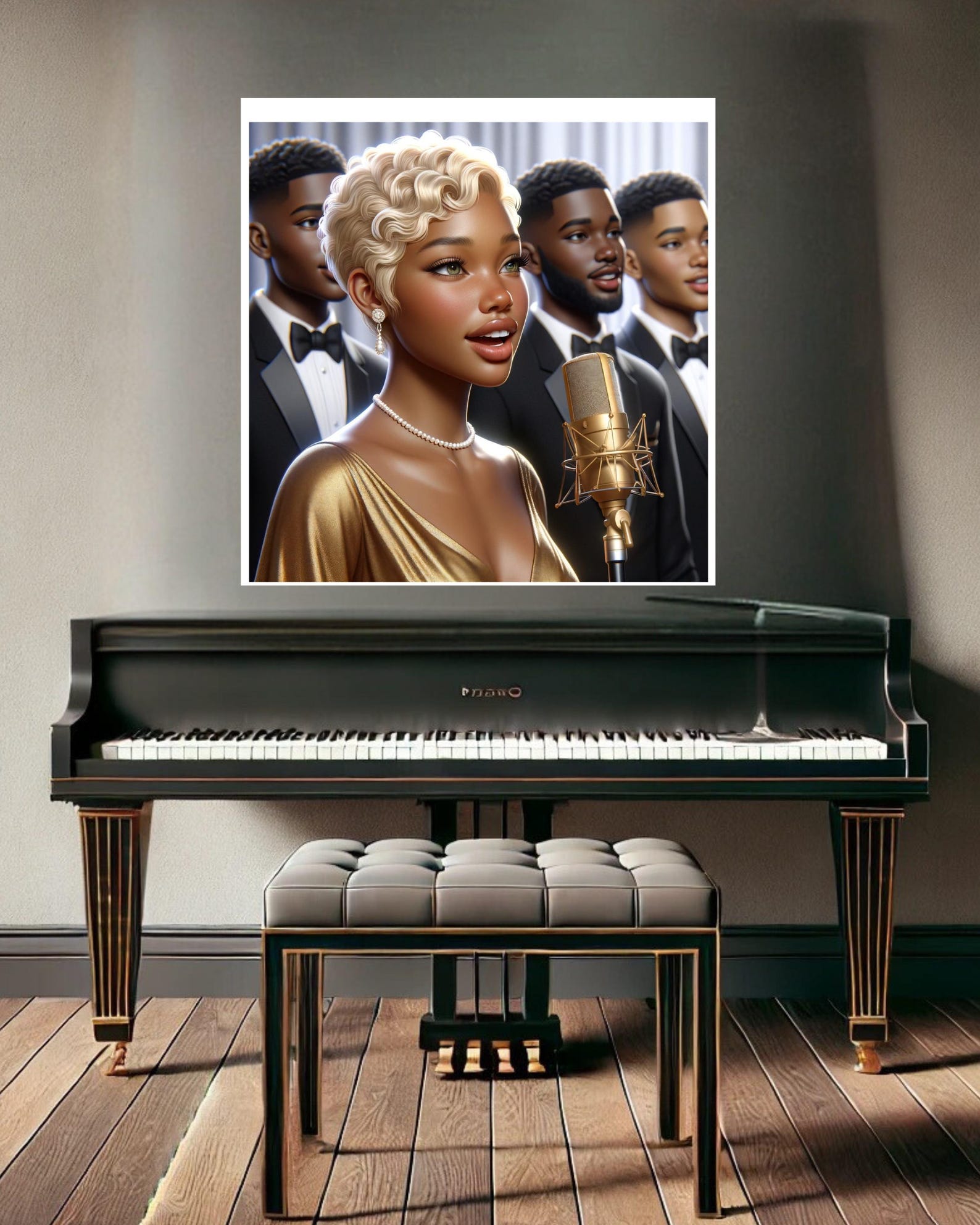 Vintage 1960s Soul Singer Art: Retro African American Music Print - Etsy
