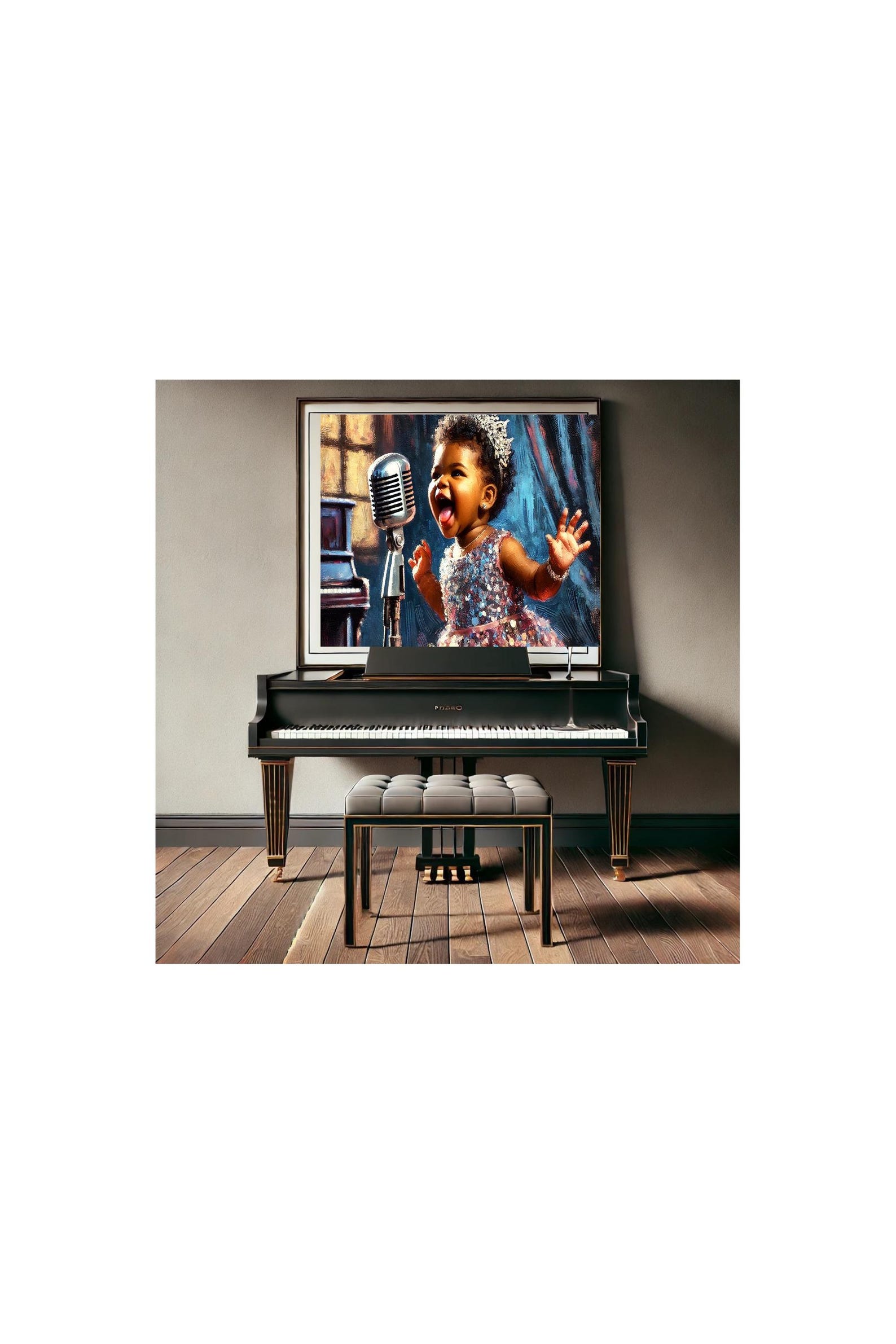 Baby Diva: Fourth in Bebop Babies, Infant Diva in Tiara and Sequins at ...