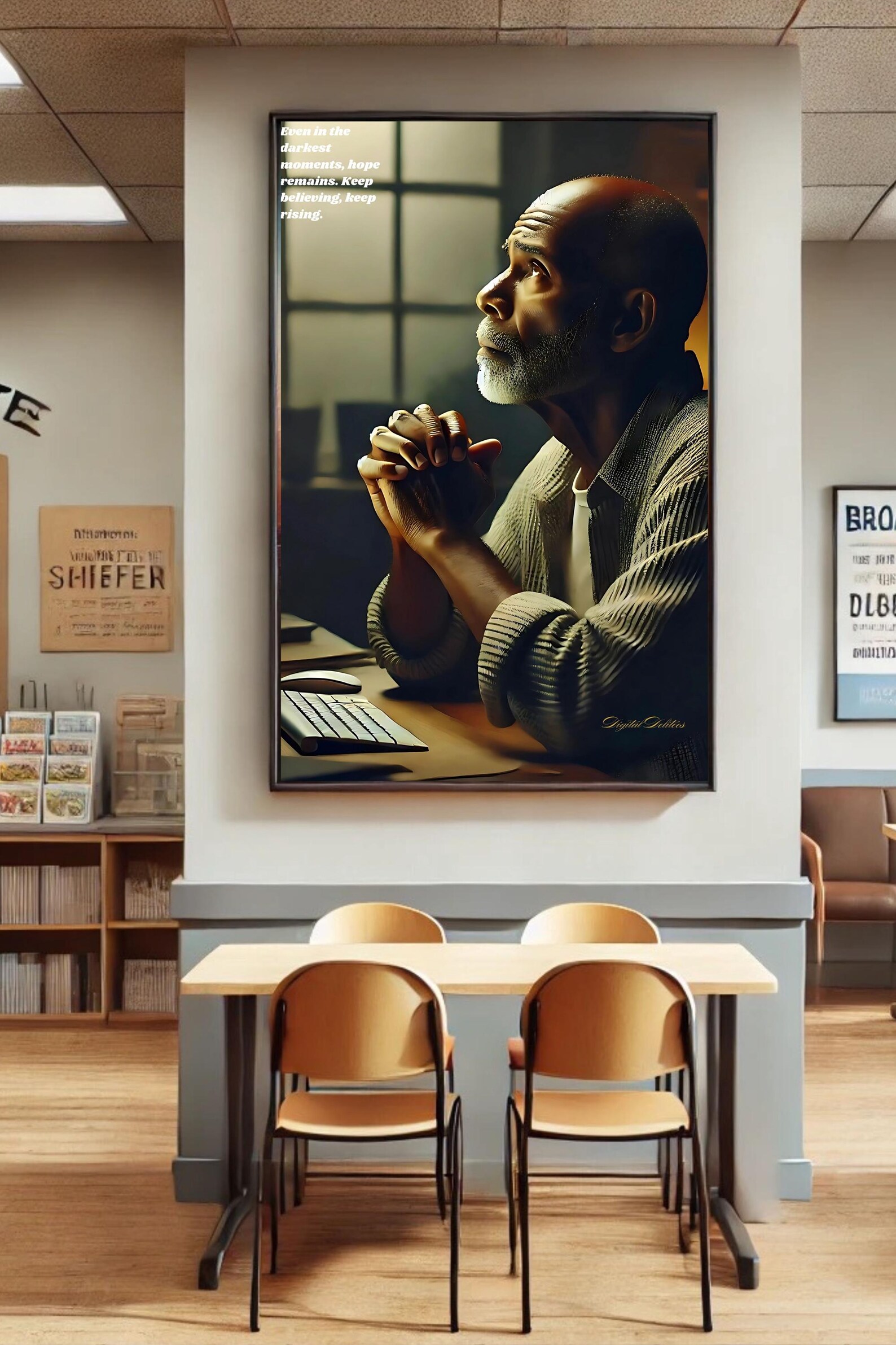 Hope at the Horizon: Inspirational Digital Art - Etsy