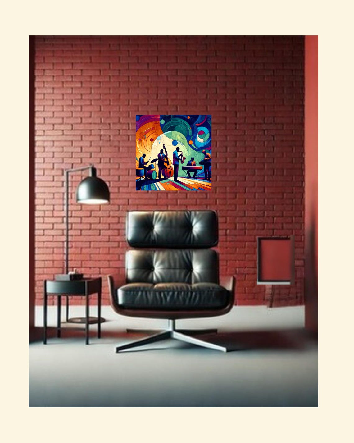 Blue Jazz Quartet Art Print: Abstract Music Decor (downloadable) - Etsy