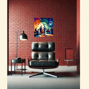 Blue Jazz Quartet Art Print: Abstract Music Decor (downloadable) - Etsy