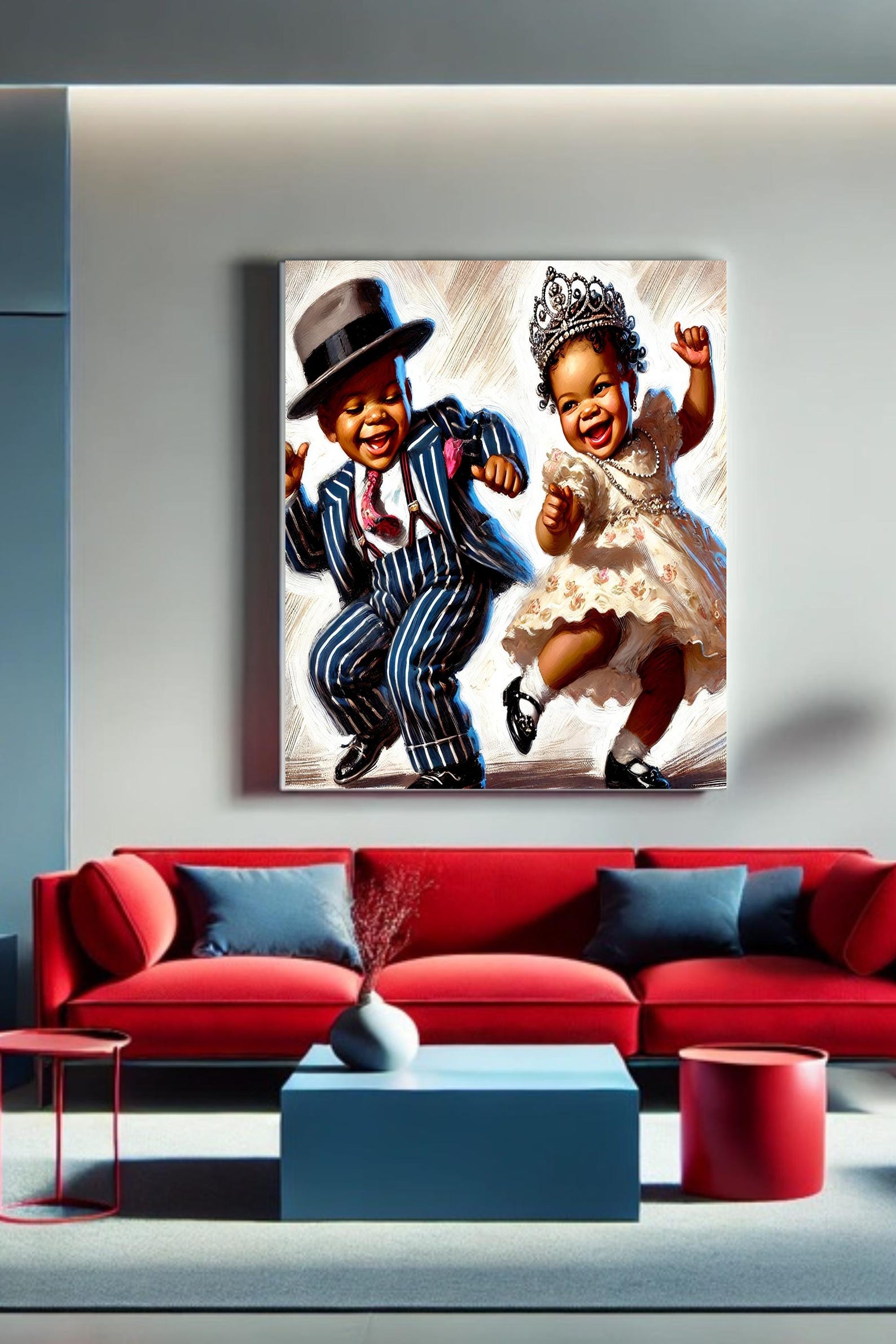 Baby Diva: Fourth in Bebop Babies, Infant Diva in Tiara and Sequins at ...