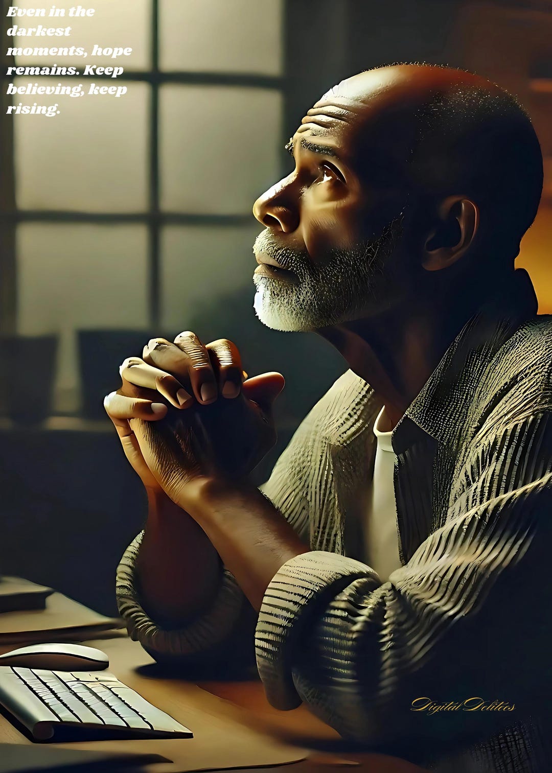 Hope at the Horizon: Inspirational Digital Art - Etsy