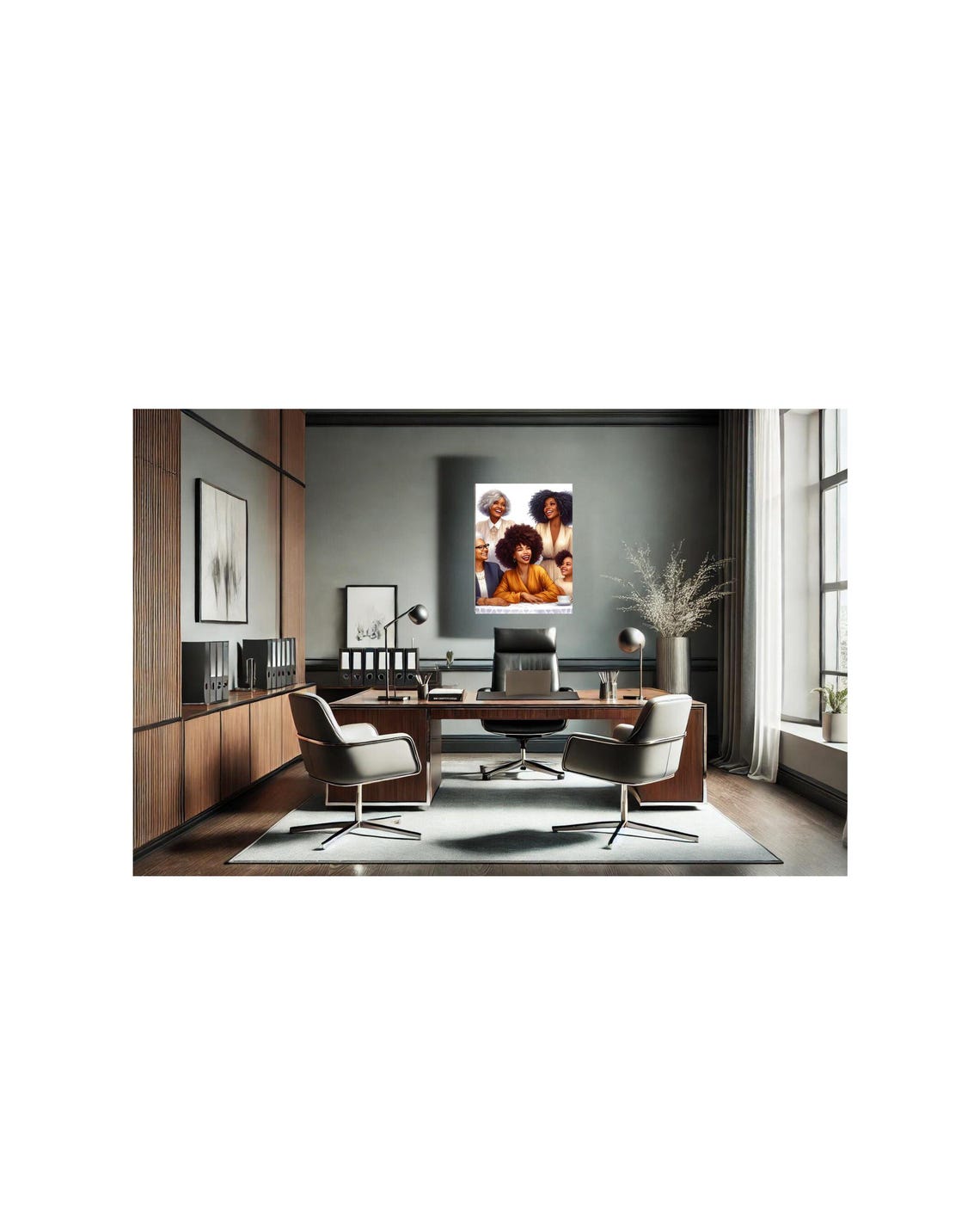 5 Generations of Black Women Joyfully United - Digital Art Download for ...