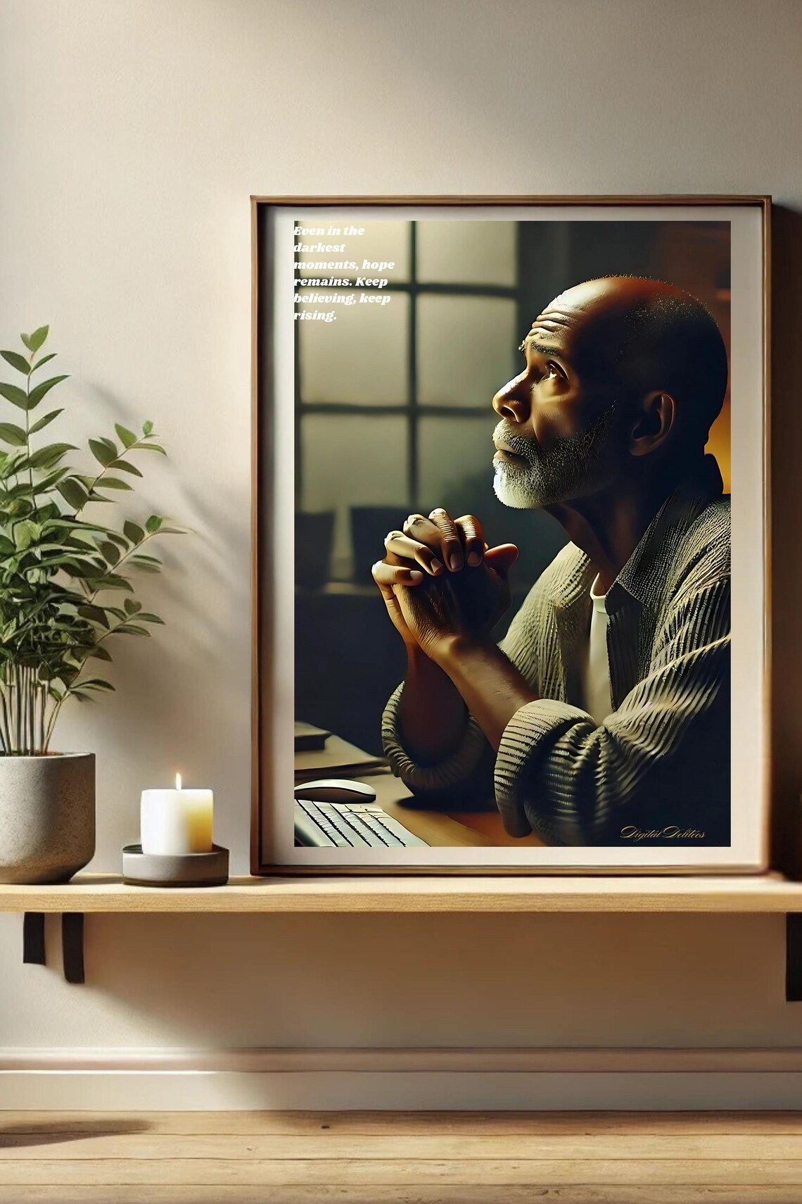 Hope at the Horizon: Inspirational Digital Art - Etsy