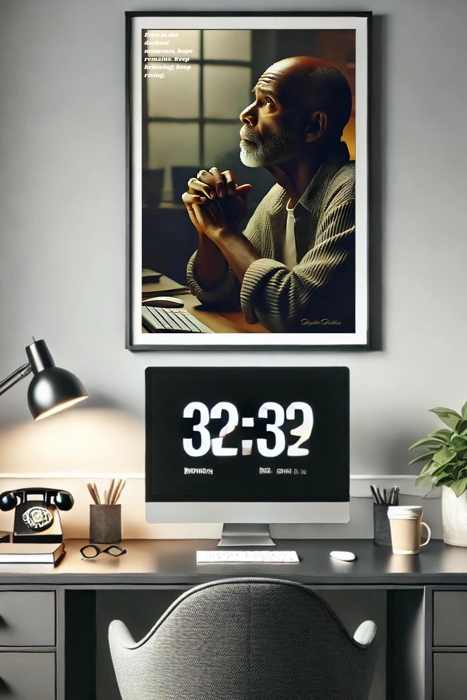 Hope at the Horizon: Inspirational Digital Art - Etsy