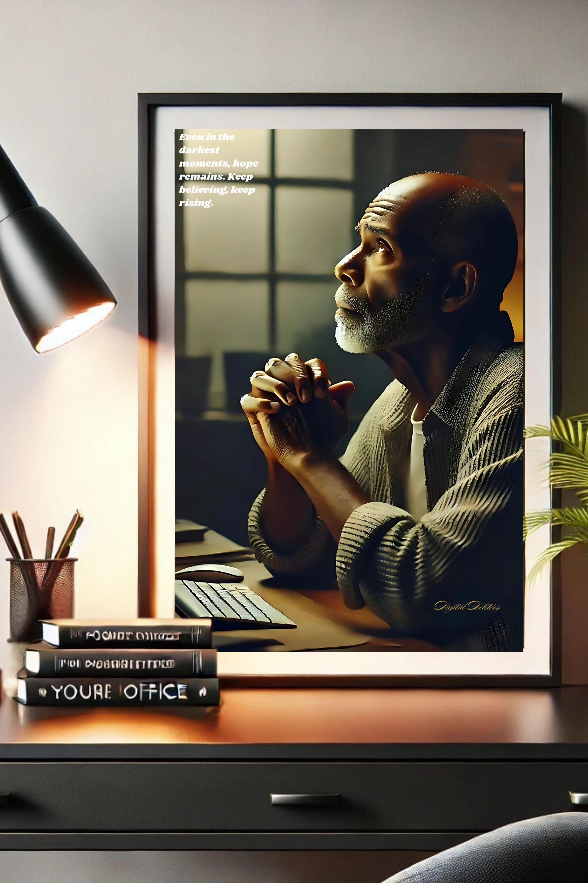 Hope at the Horizon: Inspirational Digital Art - Etsy