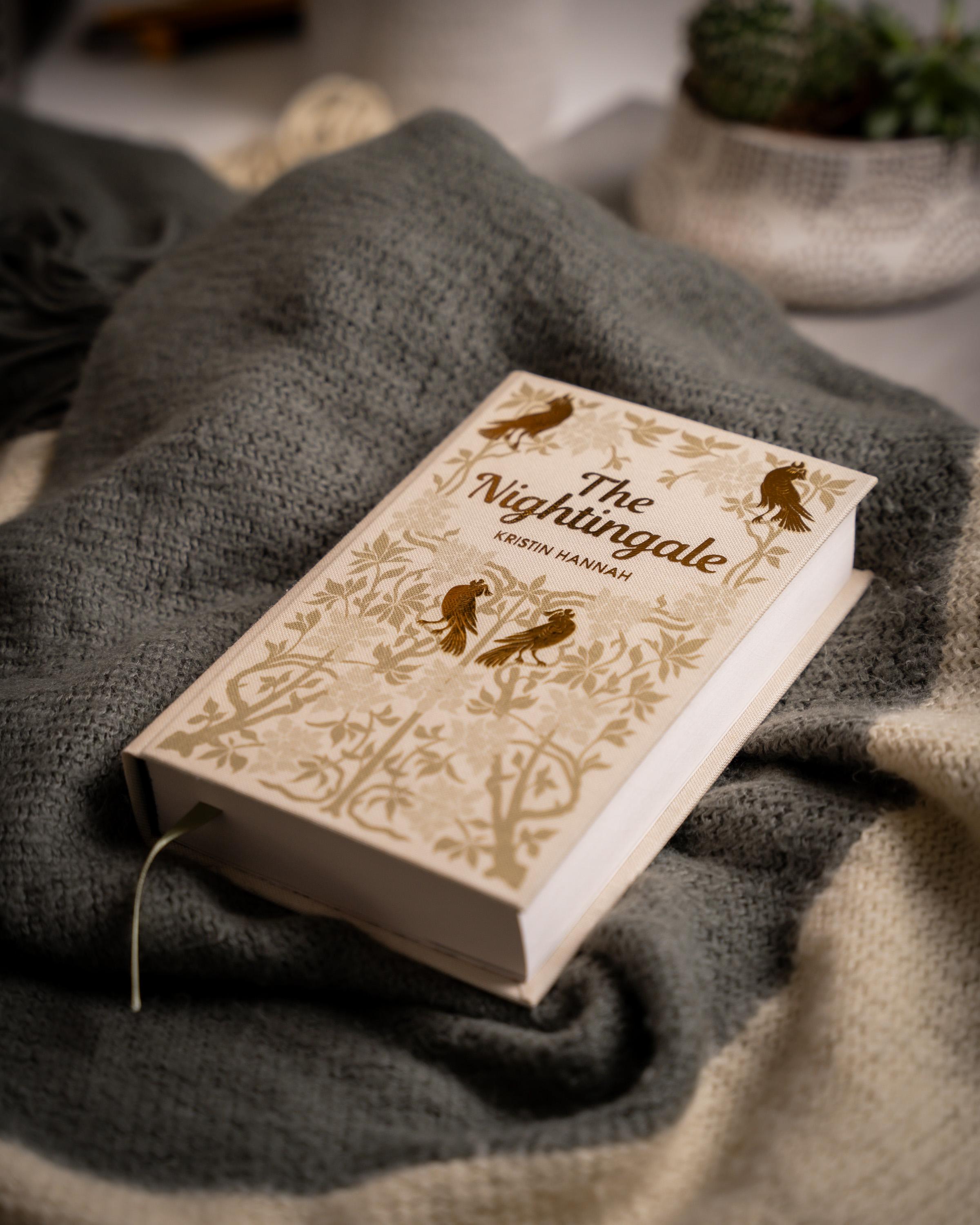 The Nightingale by Kristin Hannah: Custom Gold-foil Embossed Hardcover ...