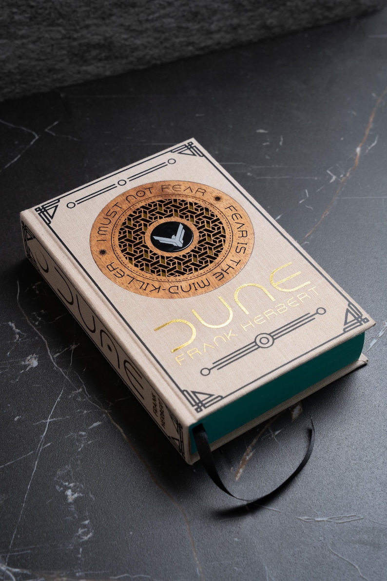 Dune Custom Rebind Hardcover Rare Book With Laser Engraved Onyx ...