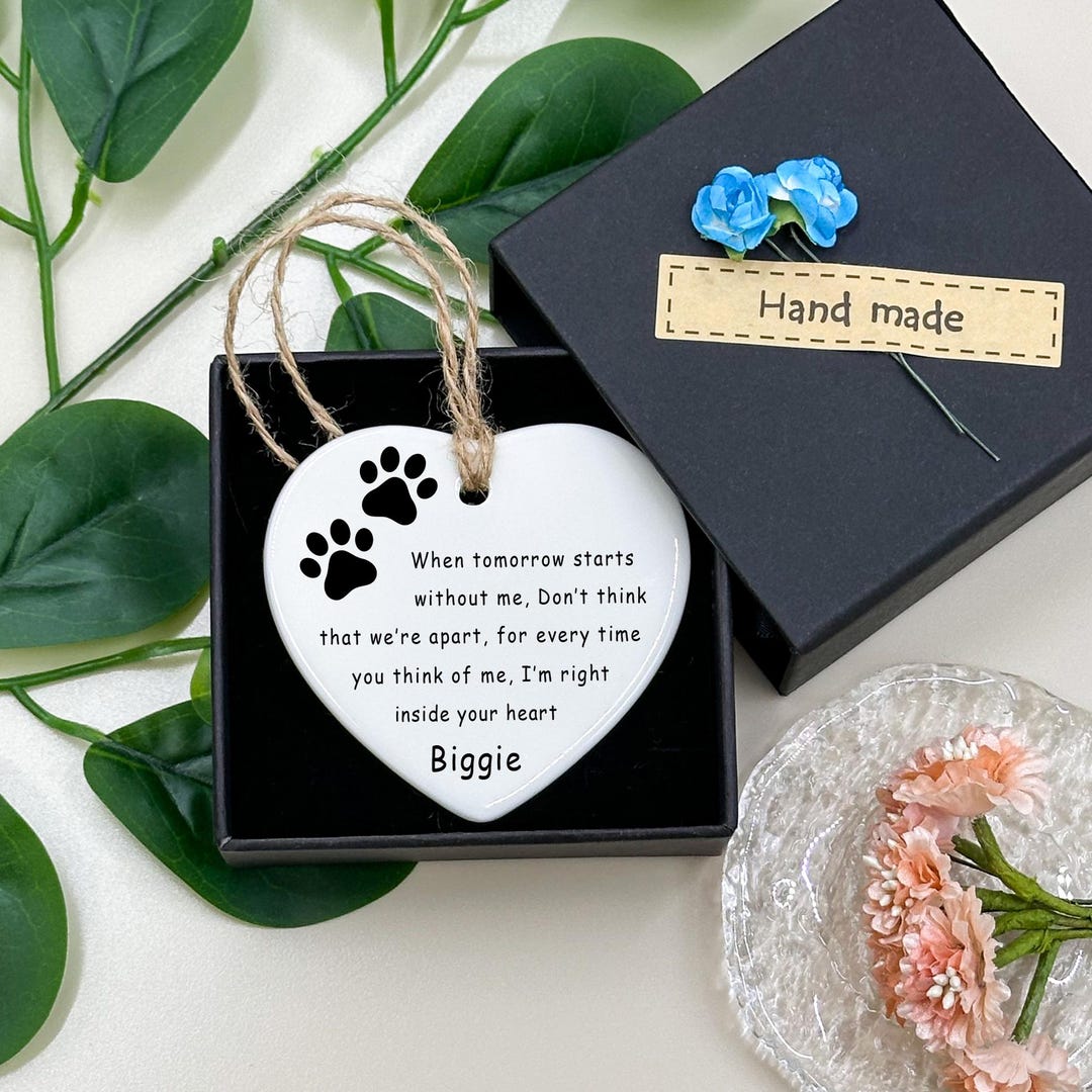 Pet Memorial, Pet Lose Remembering Gift, Dog Cat Loss Sign, Pet Passing ...