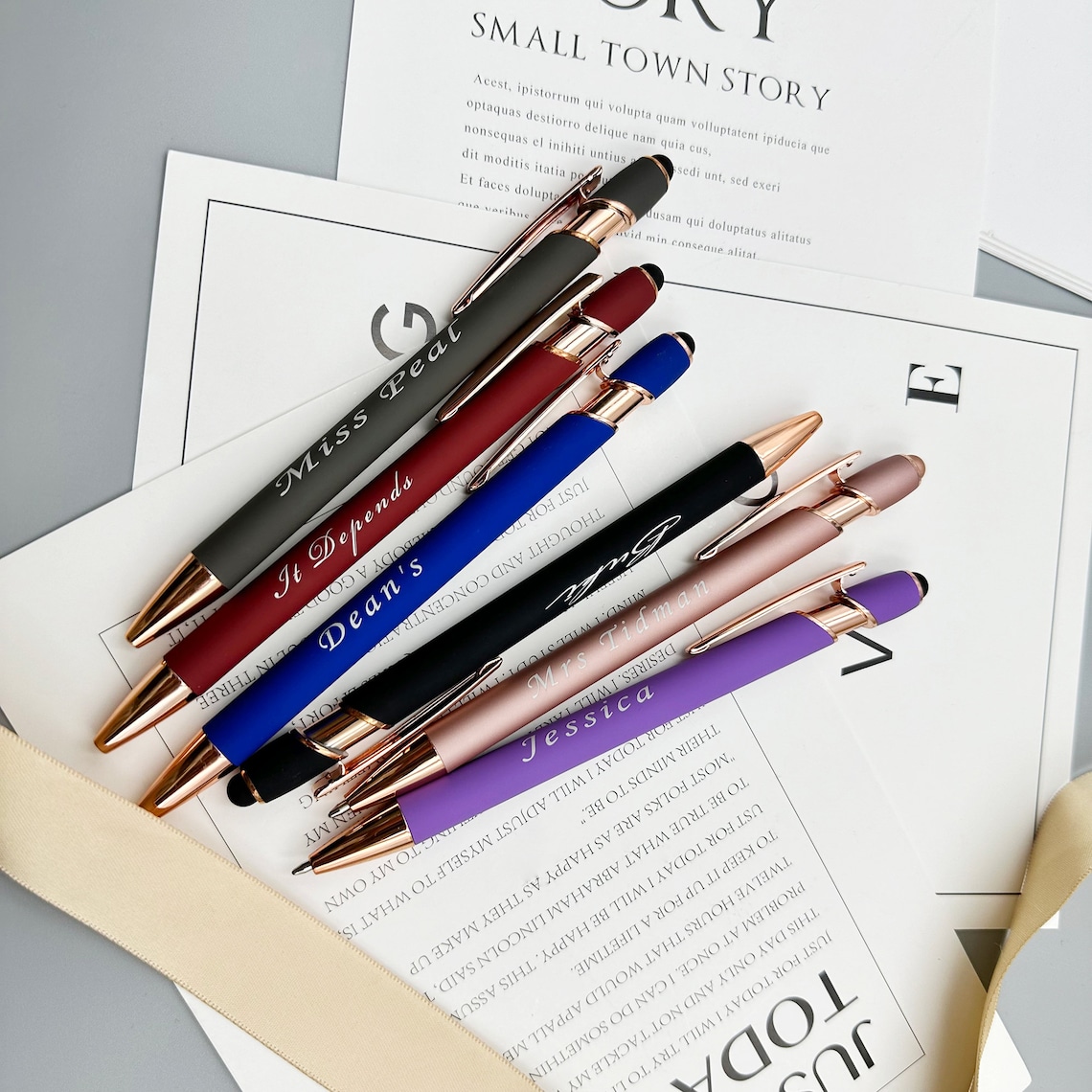 Custom Engraved Name Pen, Customizable Ballpoint Pen, Wedding Party ...