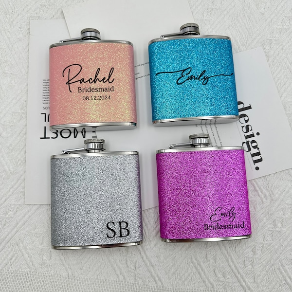 Personalized Flask - Etsy
