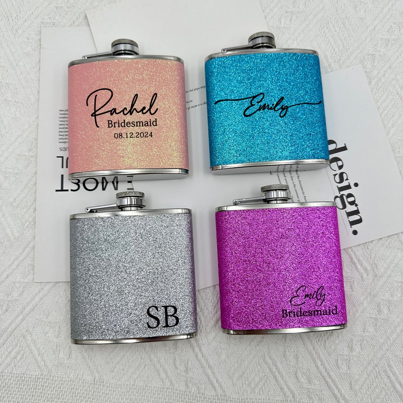 Personalized Flask - Etsy