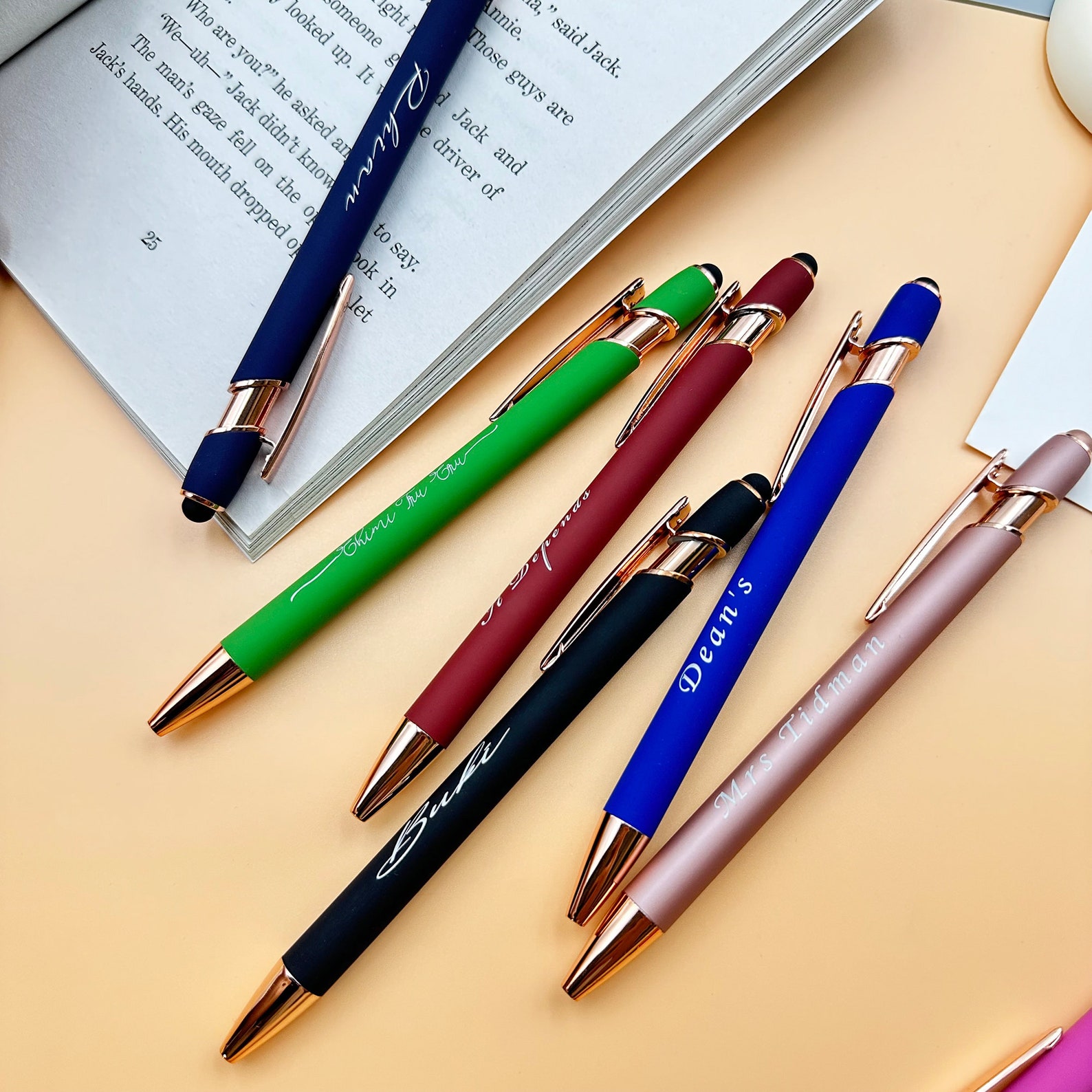Custom Engraved Name Pen, Customizable Ballpoint Pen, Wedding Party ...