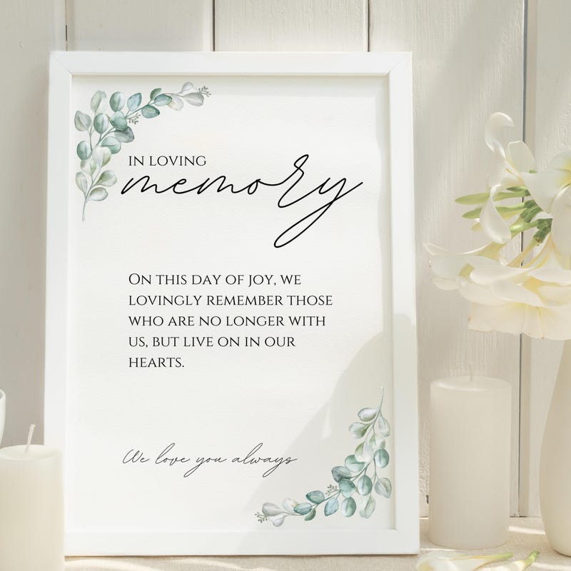 Tribute Table - Etsy