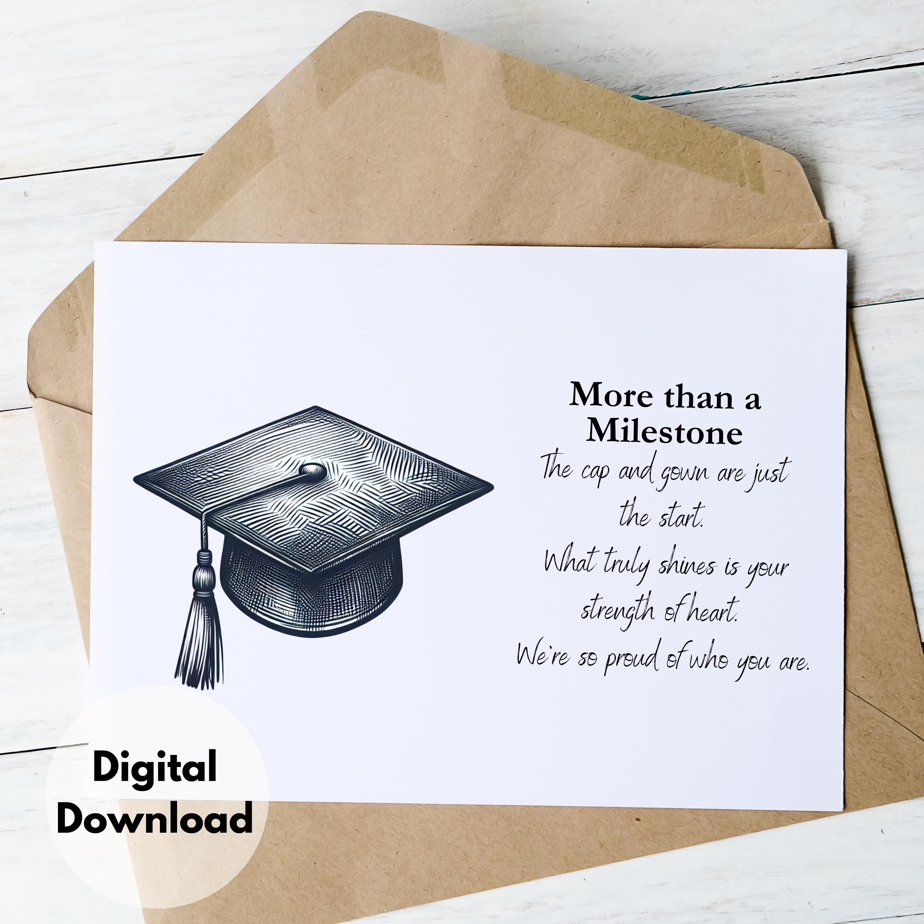 Proud of You Graduation Card Printable Congratulations Graduate ...