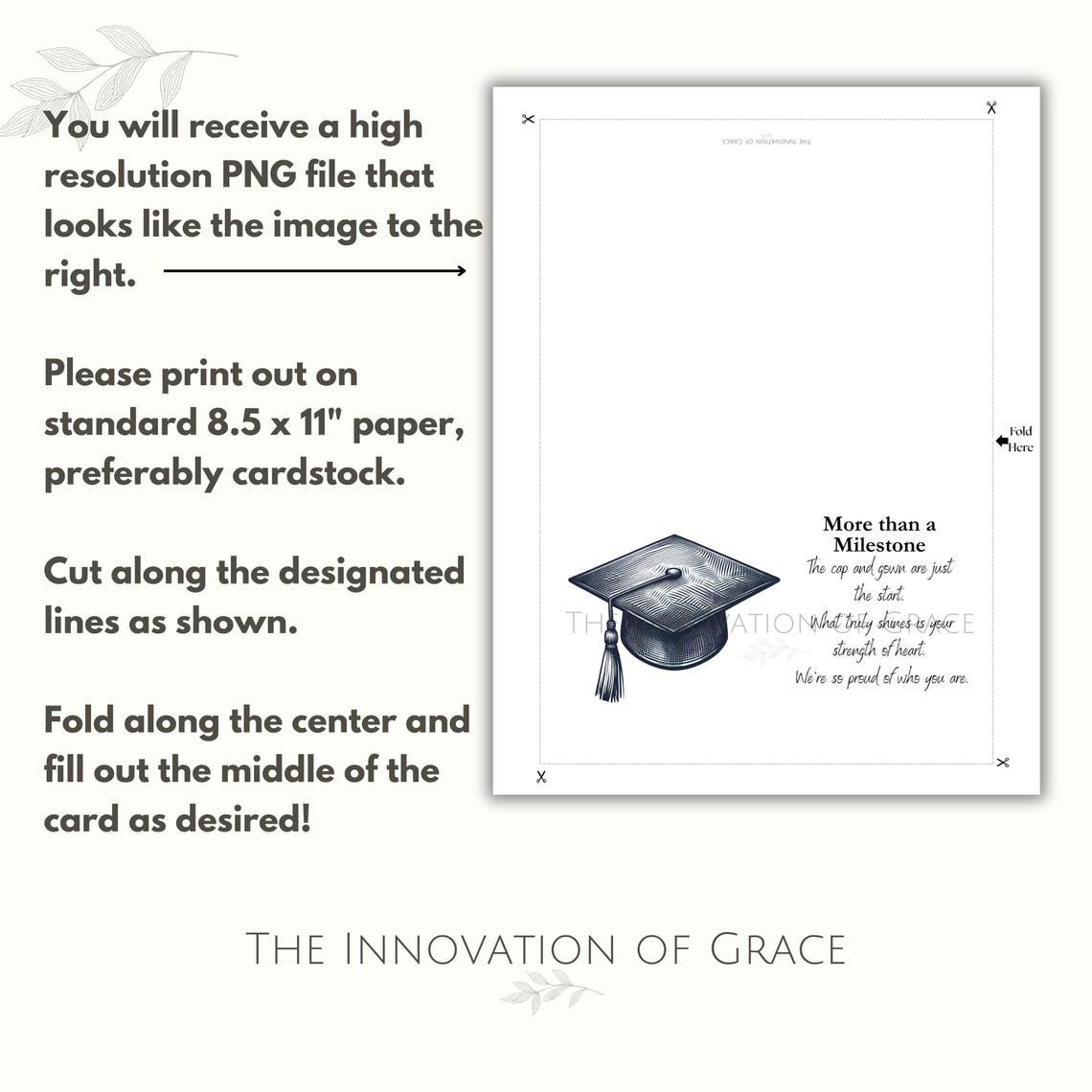 Proud of You Graduation Card Printable Congratulations Graduate ...